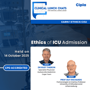 Ethics of ICU admission (Clinical lunch chat held on 14 October 2025 ...